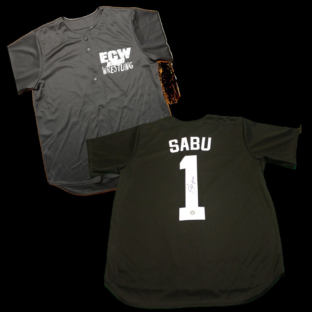 Sabu Extreme Wrestling ECW Signed Autographed Baseball Jersey - Etsy