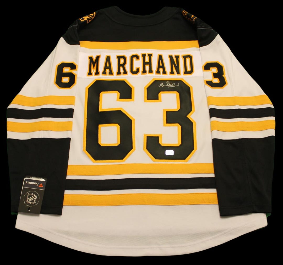 Brad Marchand Signed Autograph Boston Bruins Jersey - Etsy