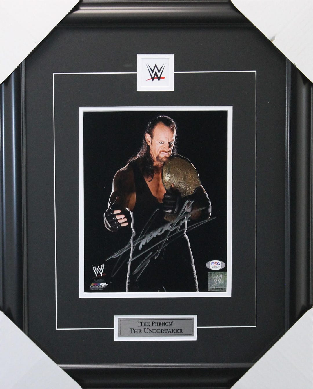 The Undertaker Signed Autograph WWF WWE Wrestling 8x10 Framed - Etsy