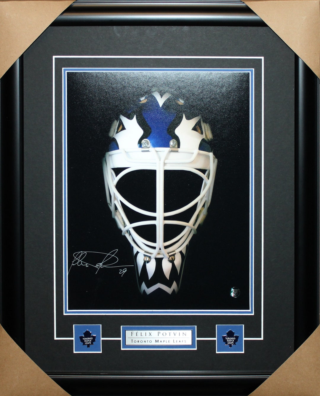 Felix Potvin Signed Autograph Toronto Maple Leafs 11x14 Framed - Etsy