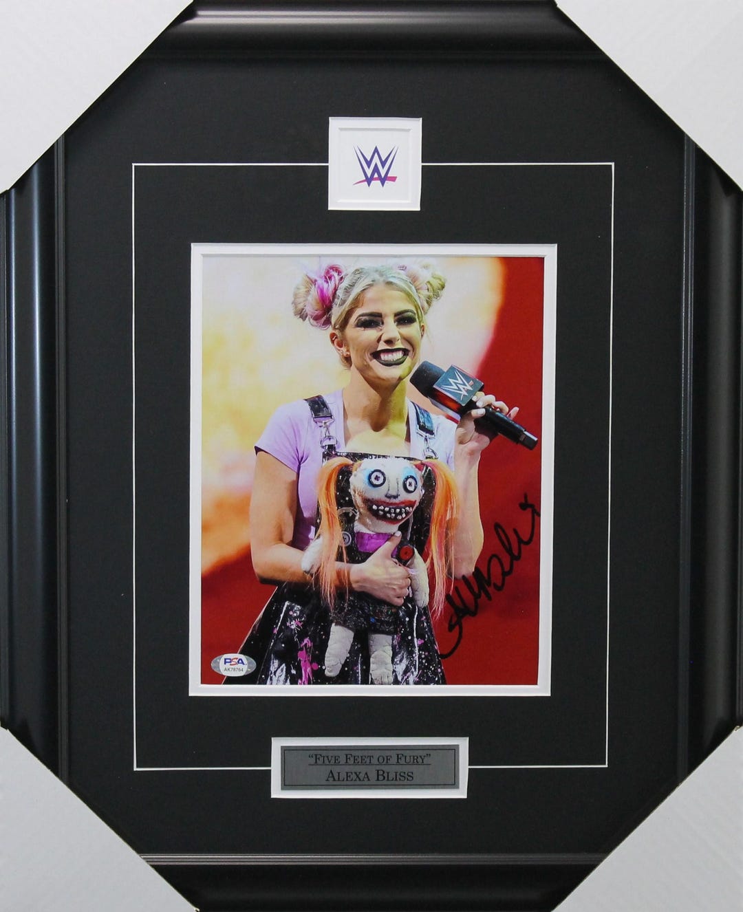 Alexa Bliss Signed Autograph WWF WWE Wrestling 8x10 Framed - Etsy