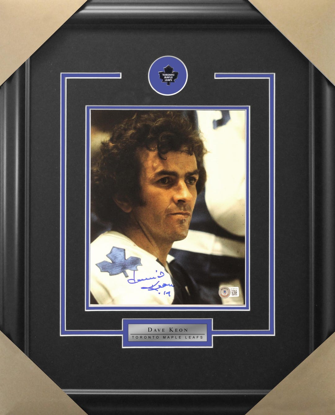 Dave Keon Signed Autograph Toronto Maple Leafs 8x10 Framed - Etsy