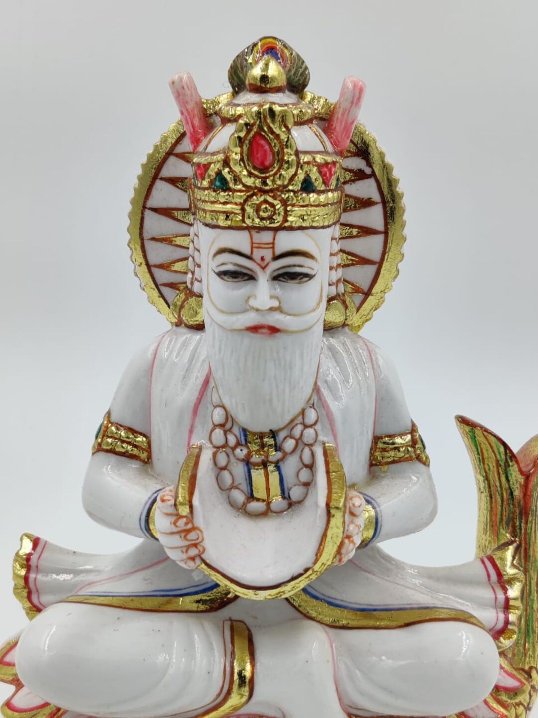 God Jhulelal Statue Sindi Hindu God Idol Jhulelal Sitting - Etsy