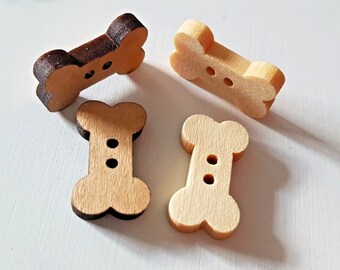 Dog Bone Buttons - Etsy