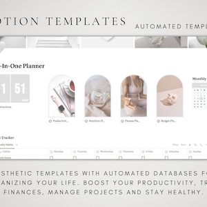 Ultimate Notion All in One Planner Dashboard| Digital Life Organizer ...