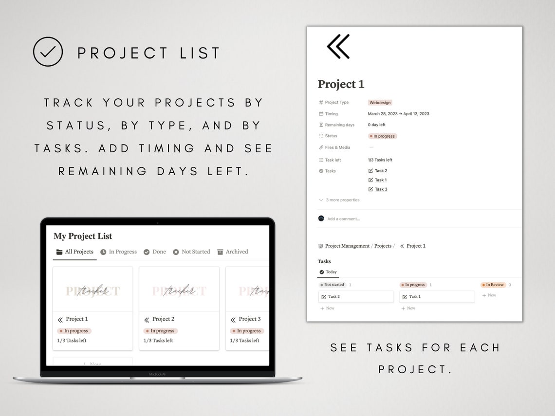 Notion Template | Notion Project Management Template | Digital Project ...