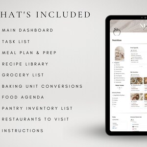 Meal Planner Notion Template | Daily, Weekly, Monthly Menu Planner ...