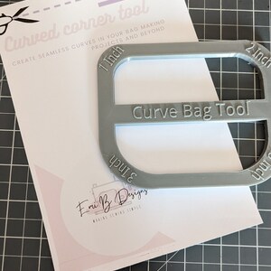 Curved Corner Tool Curved Bag Ruler Curved Corner Tool Bag Making Ruler ...