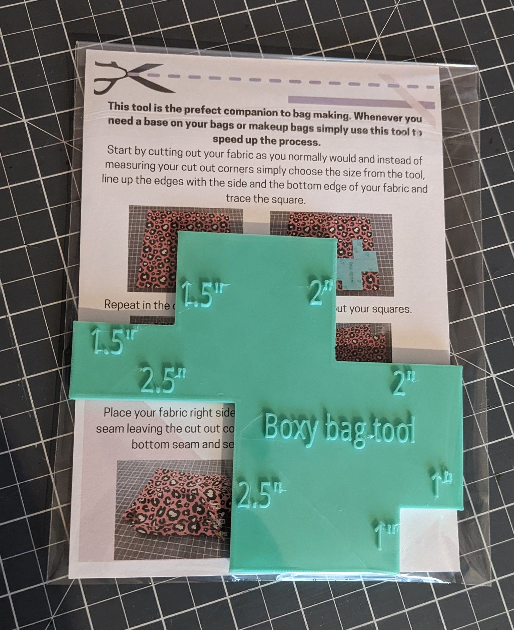 Bag Making Tool Boxy Bag Making Tool Make Your Own Bags Easy - Etsy UK