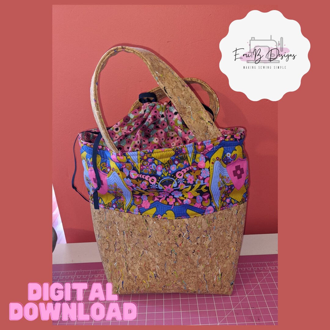 Bobby Bucket Bag Sewing Pattern- Pdf/download. Lunch Bag Sewing Pattern ...