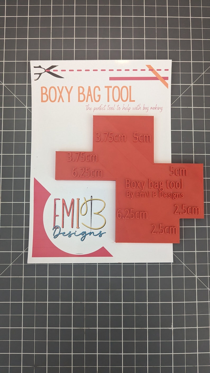 Metric Boxy Bag Tool Bag Making Ruler Bag Making Tool Make Boxes Bottom ...