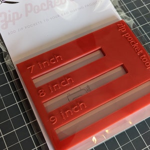 Zip Pocket Tool Make Your Own Zip Pockets How to Sew a Zip Pocket Zip ...