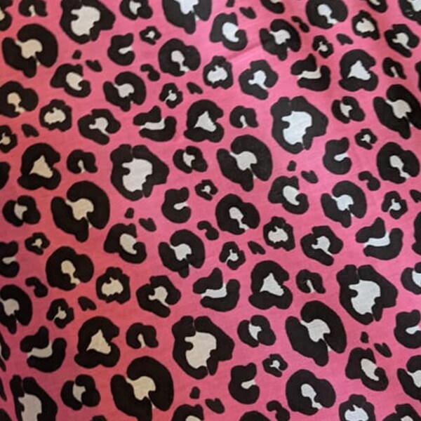 Pink Leopard Dress - Etsy