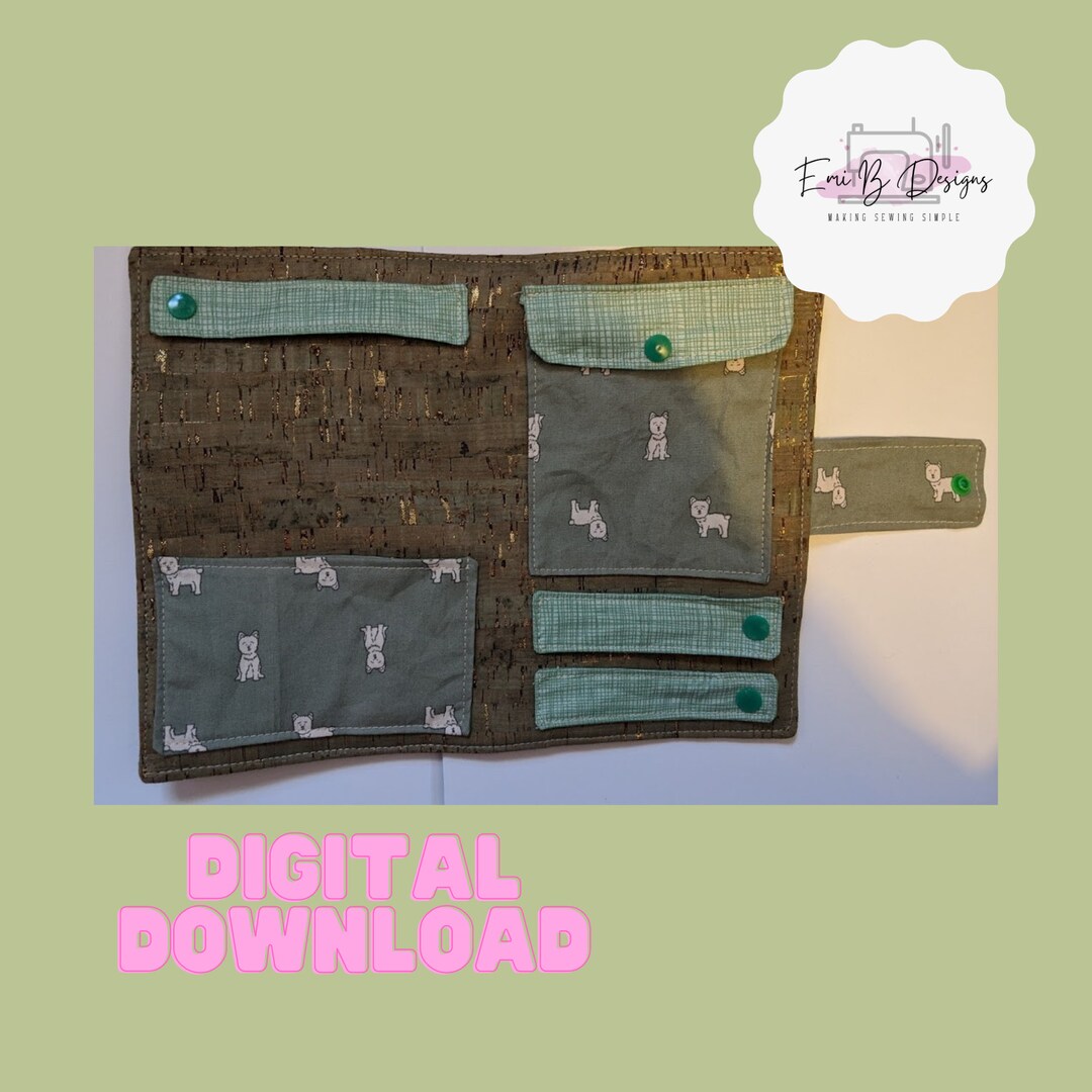 Jewellery Wallet Sewing Pattern- Pdf/download- Confident Beginner ...