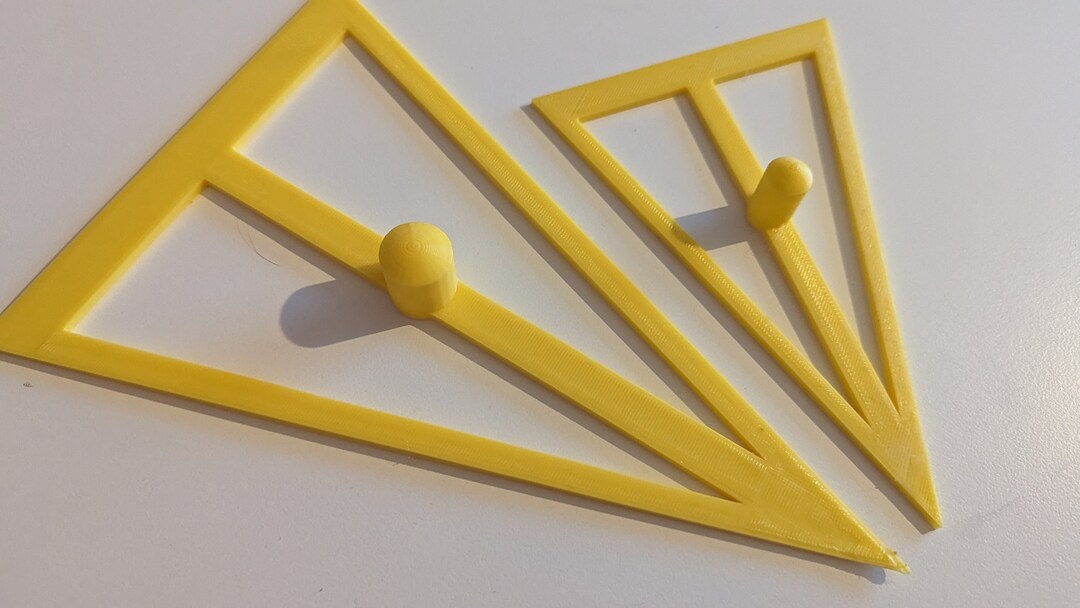 Bunting Templates Pack of 2 Plastic Bunting Templates Sew Your Own ...