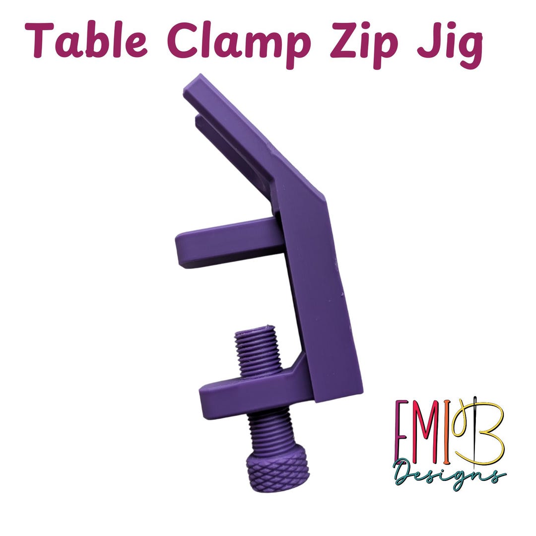 Table Zipper Jig Easily Add Zip Pulls to Zip Tape Zip Jig Zip Accessory ...