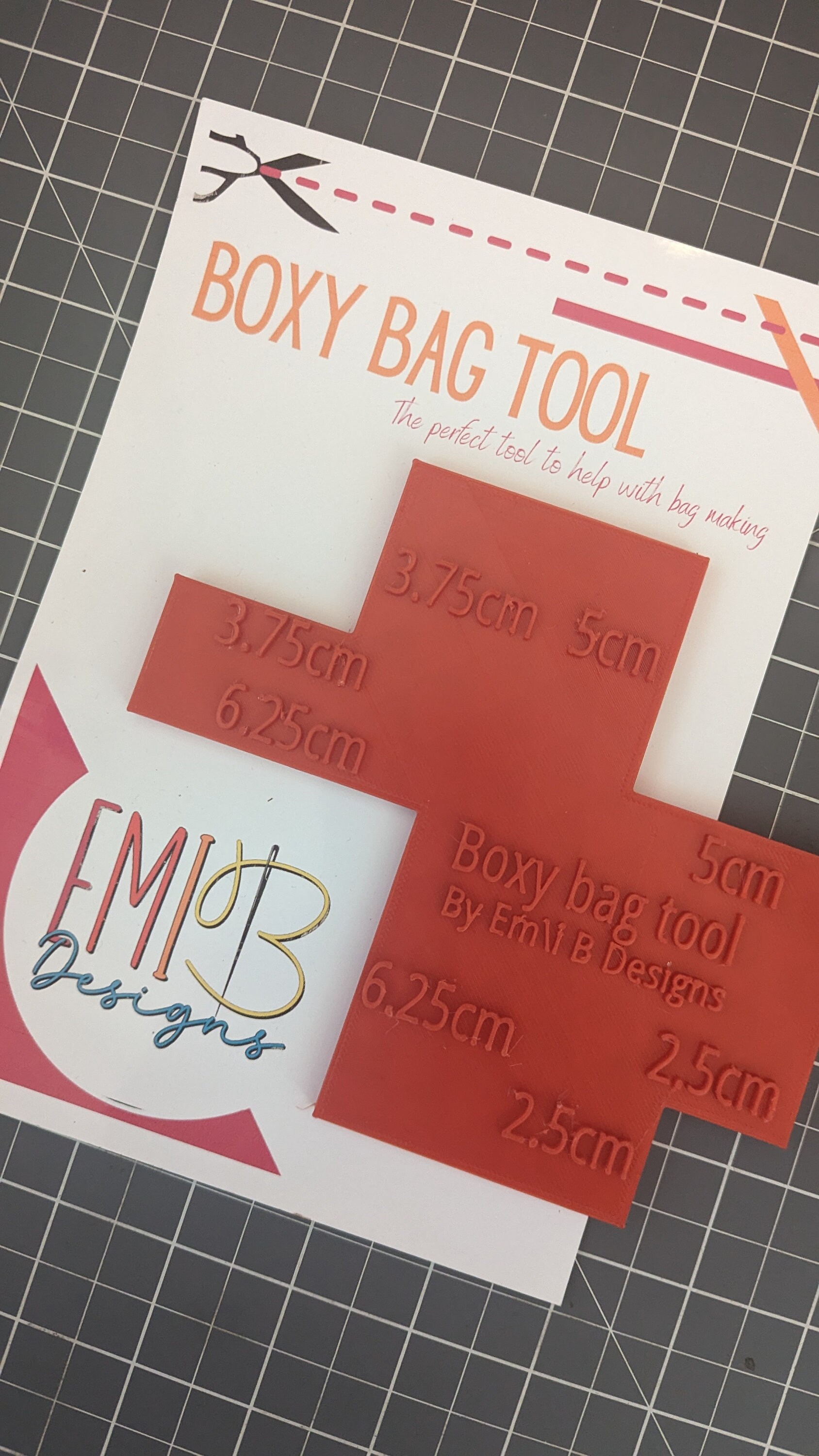 Metric Boxy Bag Tool Bag Making Ruler Bag Making Tool Make Boxes Bottom ...