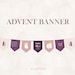 Printable Advent Banner & Christmas Banner Advent Decor Catholic Advent ...