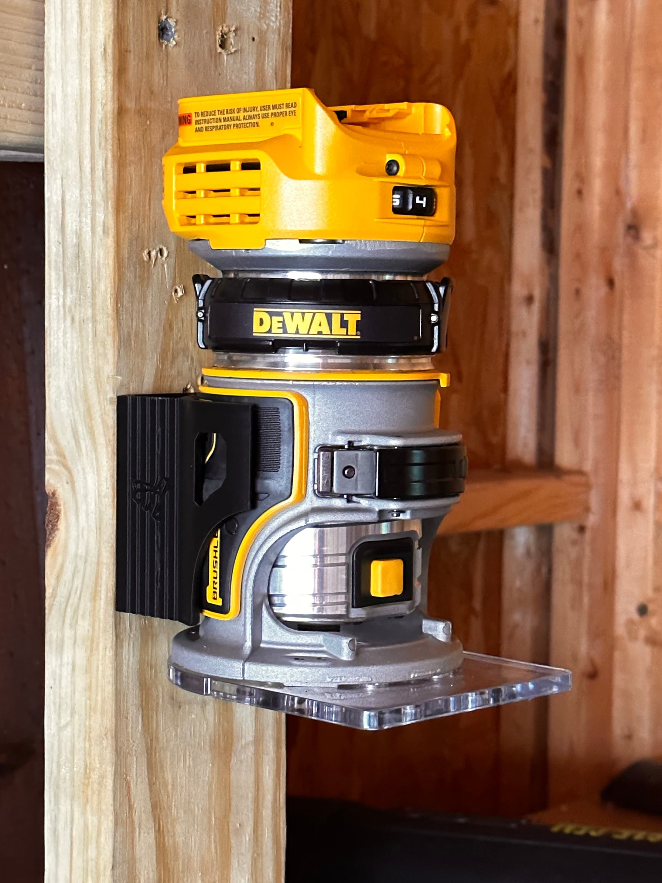 Wall Mount for Dewalt 20V MAX XR Router (DCW600 or DCW600B) - Etsy