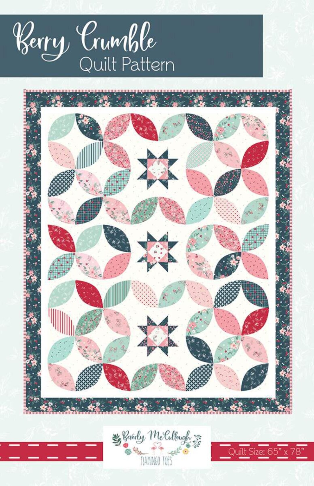 Beverly Mccullough Berry Crumble Quilt Pattern - Paper Pattern - Etsy