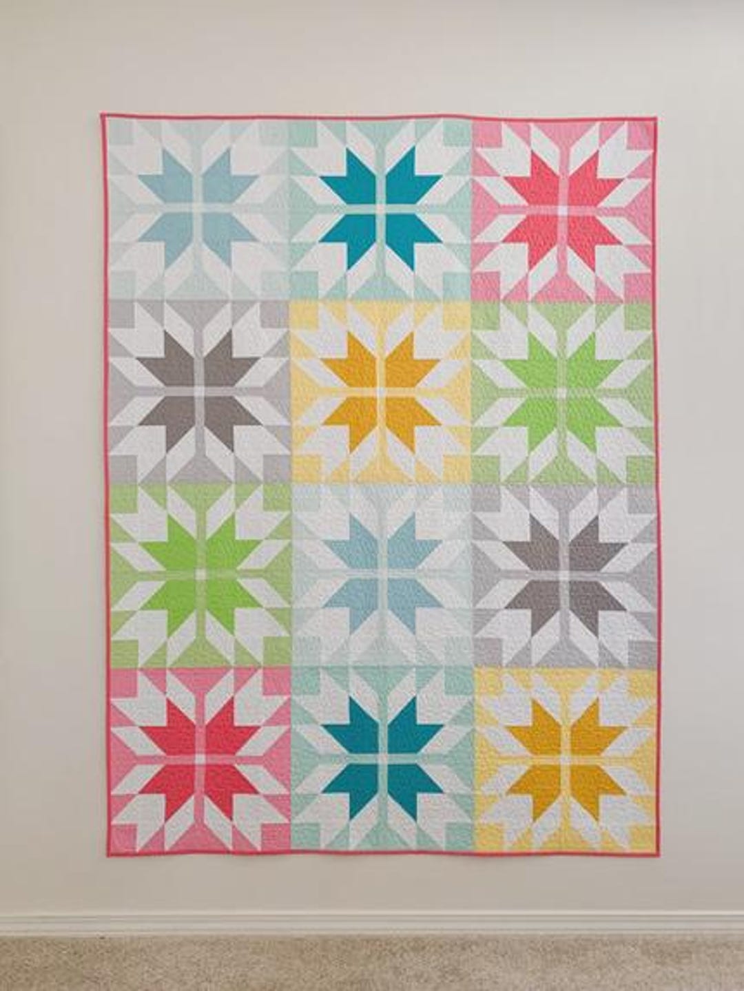 Prairie Tracks Quilt Pattern by Cotton and Joy - PAPER PATTERN - Etsy