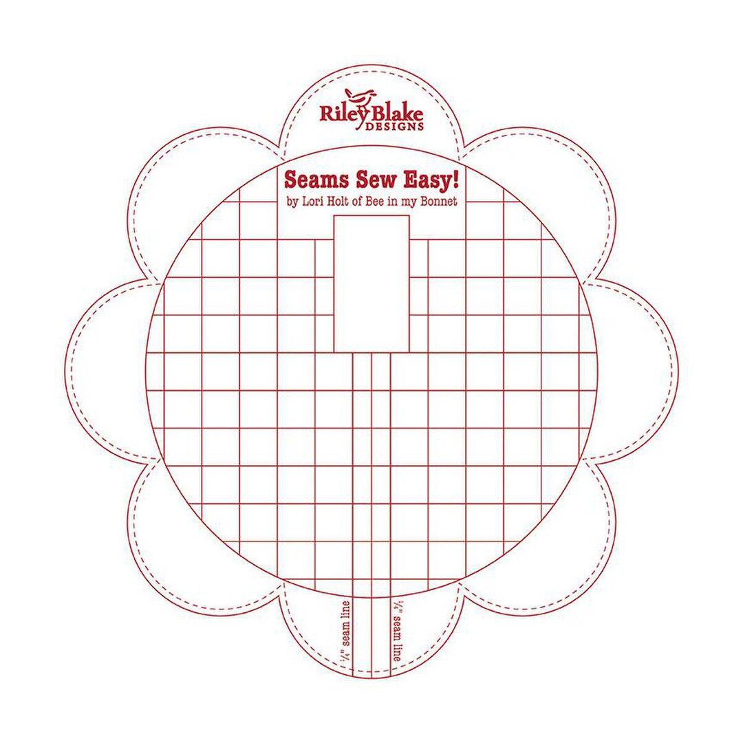 Lori Holt Seams Sew Easy™ Seam Guide Red - Etsy