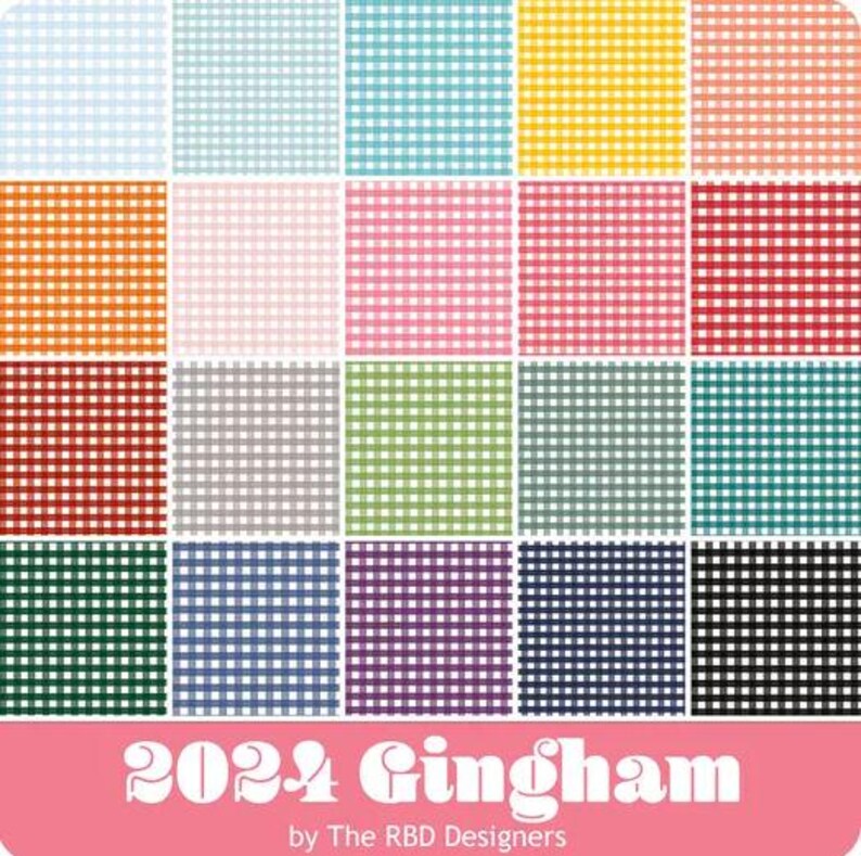 Just In** 1/8" Gingham Fat Quarter Bundle-20 Pieces - Etsy