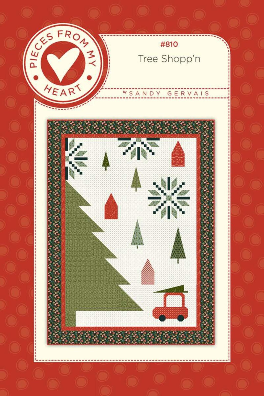 Sandy Gervais Tree Shopp'n Quilt Pattern - PAPER PATTERN - Etsy