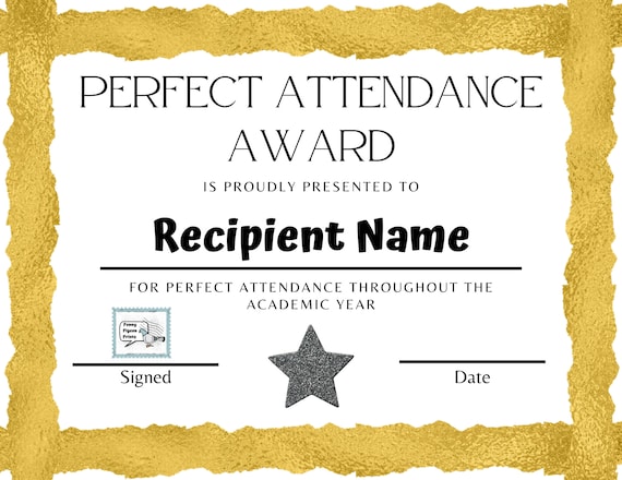 Certificate Of Attendance Template Word
