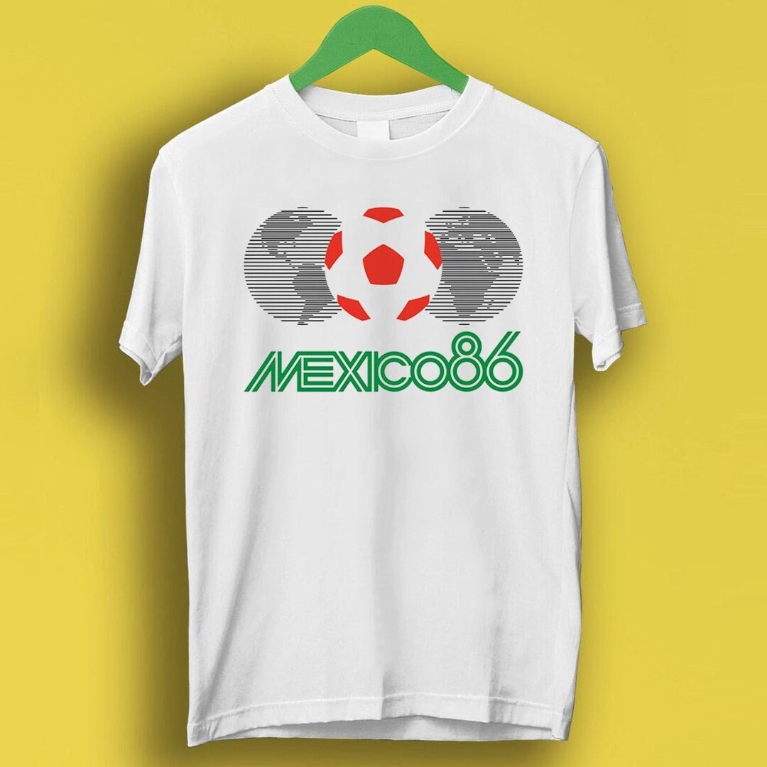 Mexico 86 Football World Cup Design Meme Gift Tee Gamer Cult Movie ...