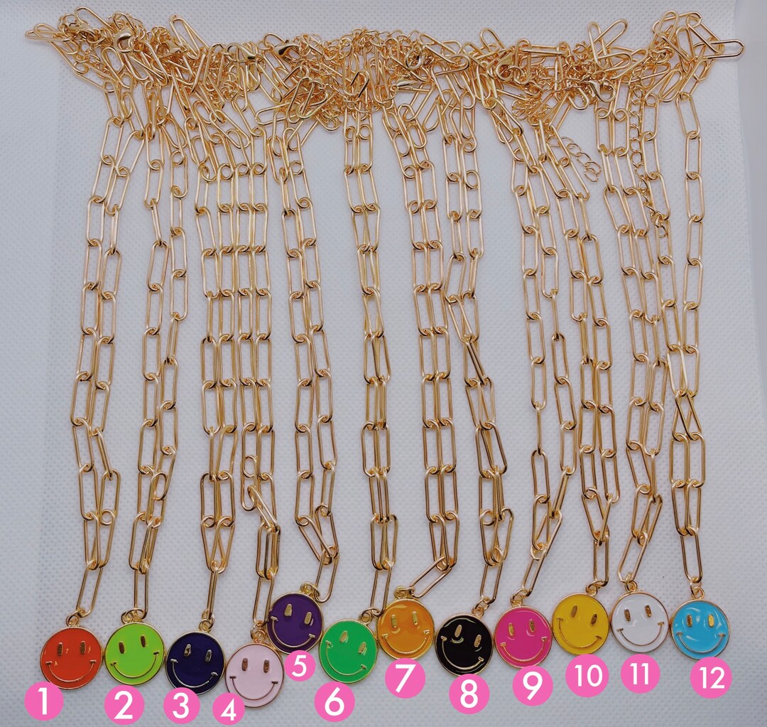 Preppy Smiley Chain - Etsy