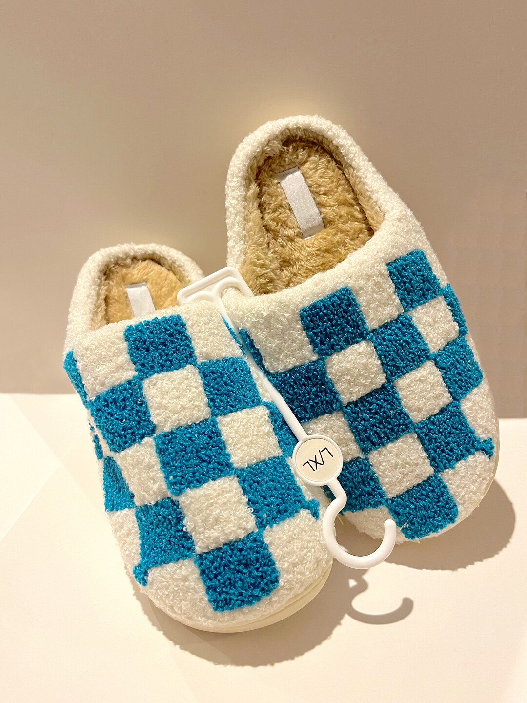 Preppy Checkered Slipper - Etsy