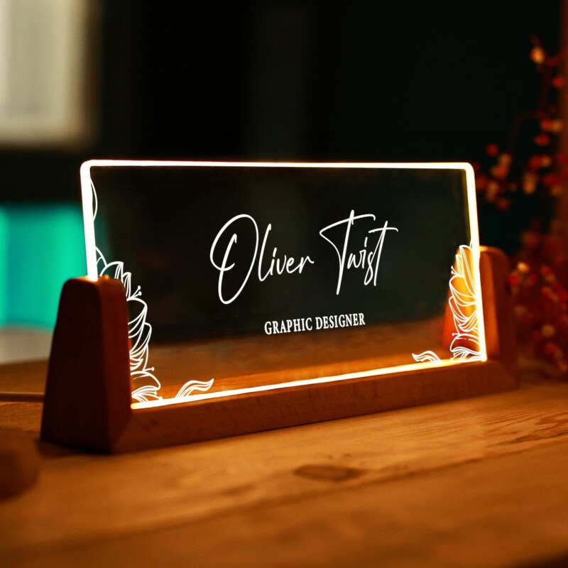 Desk Name Plate - Etsy
