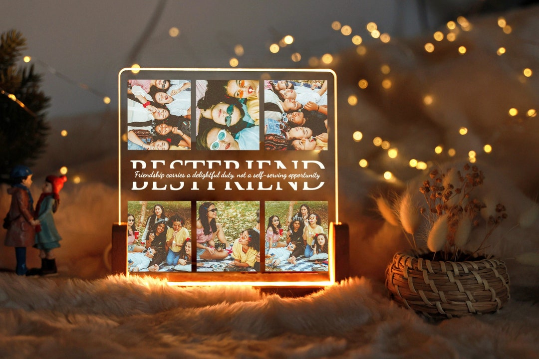 Personalized Best Friend Night Light - Gift for Best Friends - Best ...