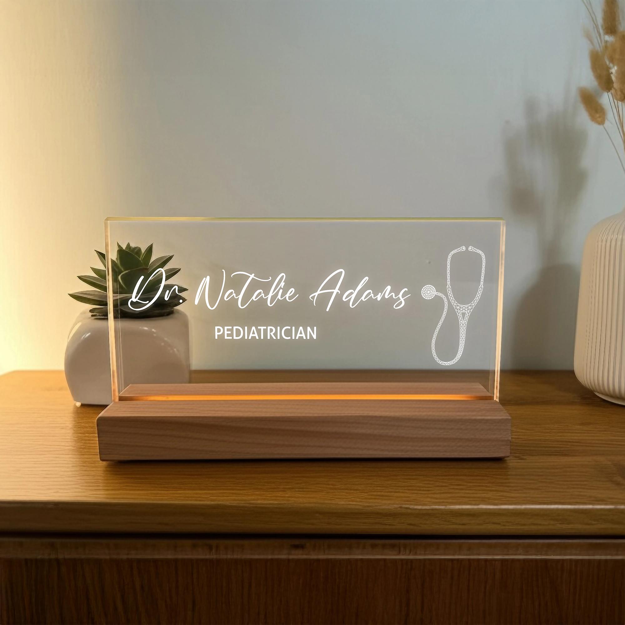 Custom Doctor Name Plate, Custom Cardiologist Gift, Medical Graduation ...