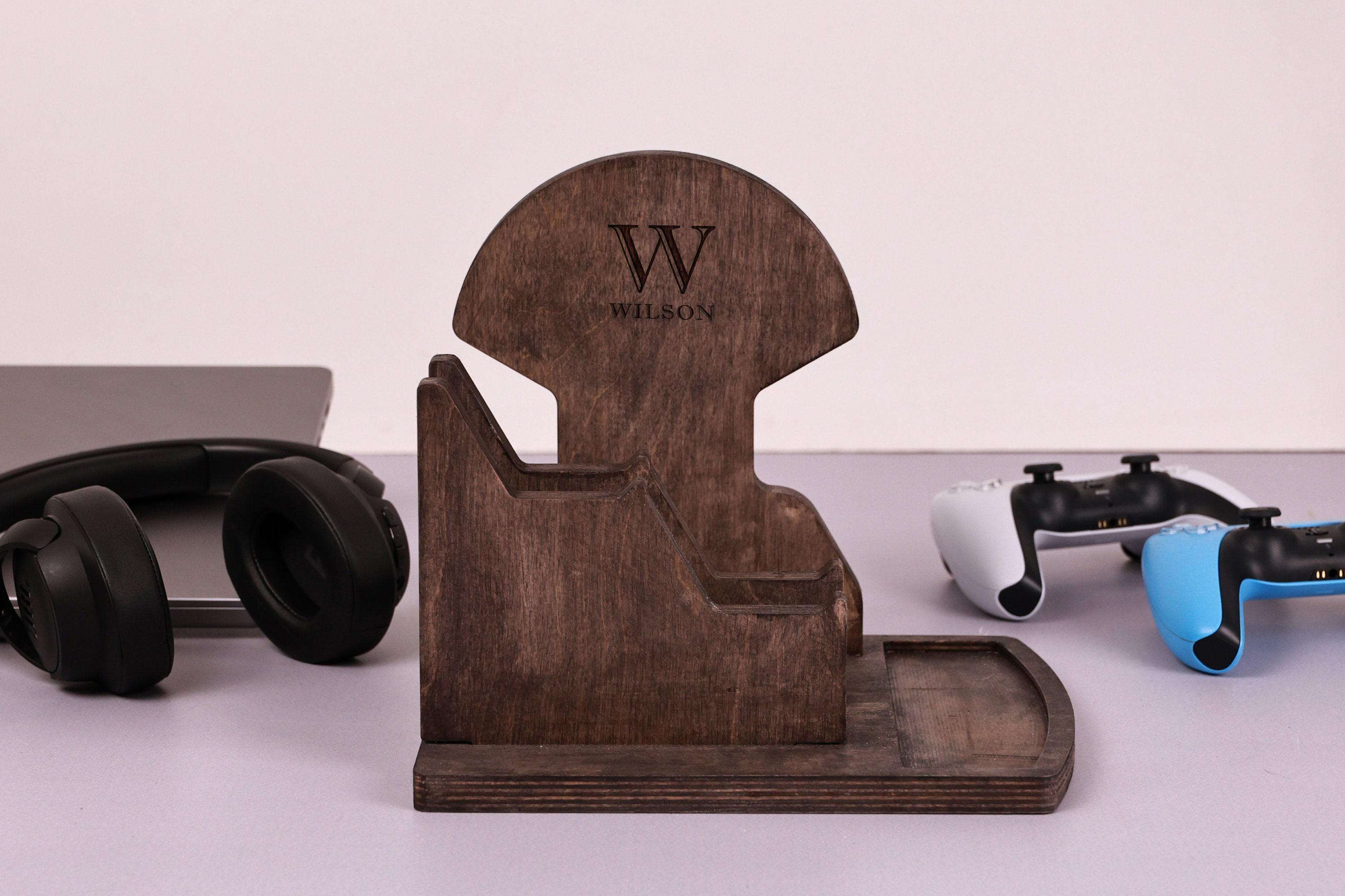 Wooden Controller Holder and Headphone Holder - Boyfriend Gift - Gamer ...