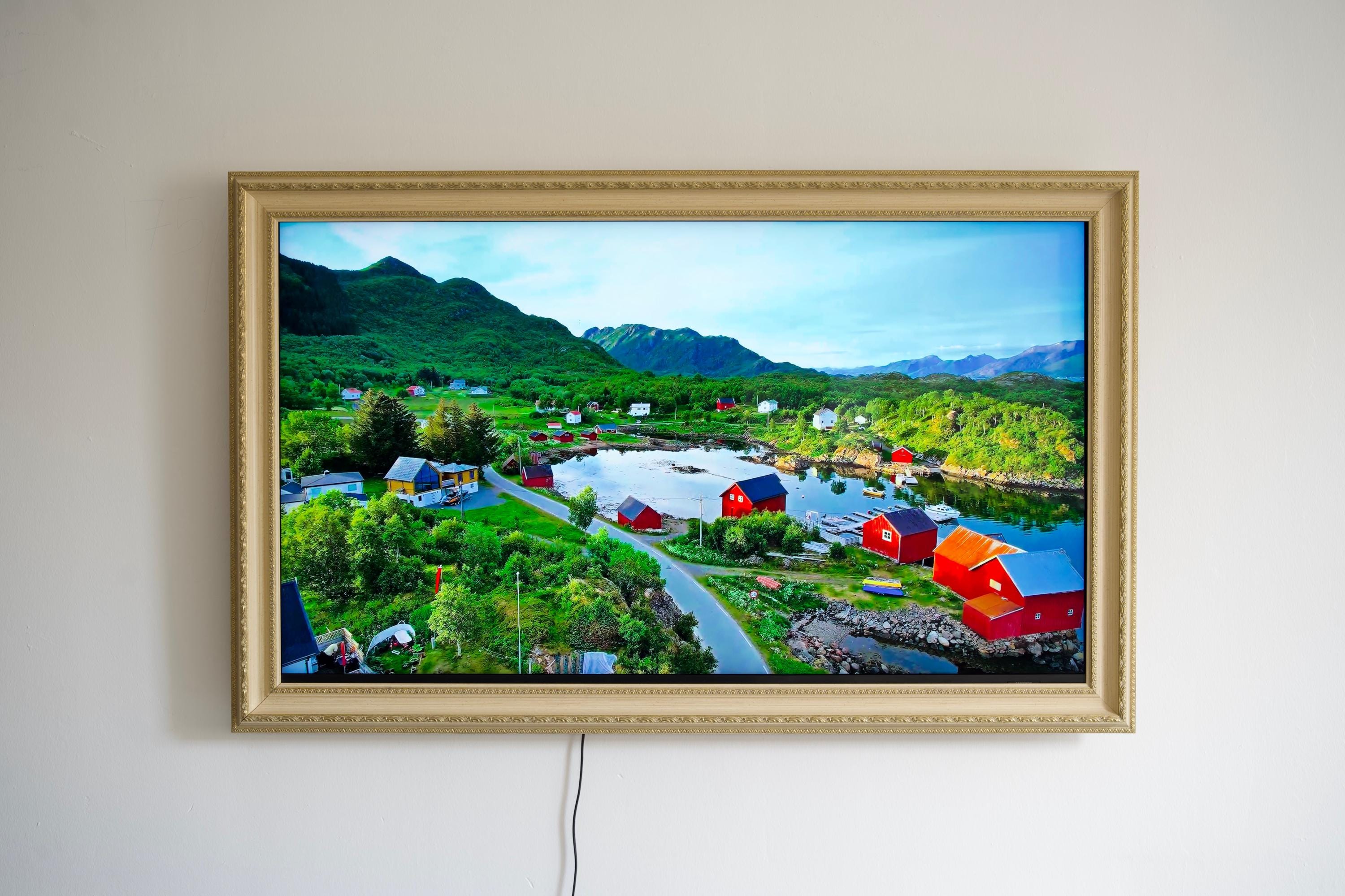 Custom TV Frame for Samsung Frame Tv – Decorative Bezel for TCL ...