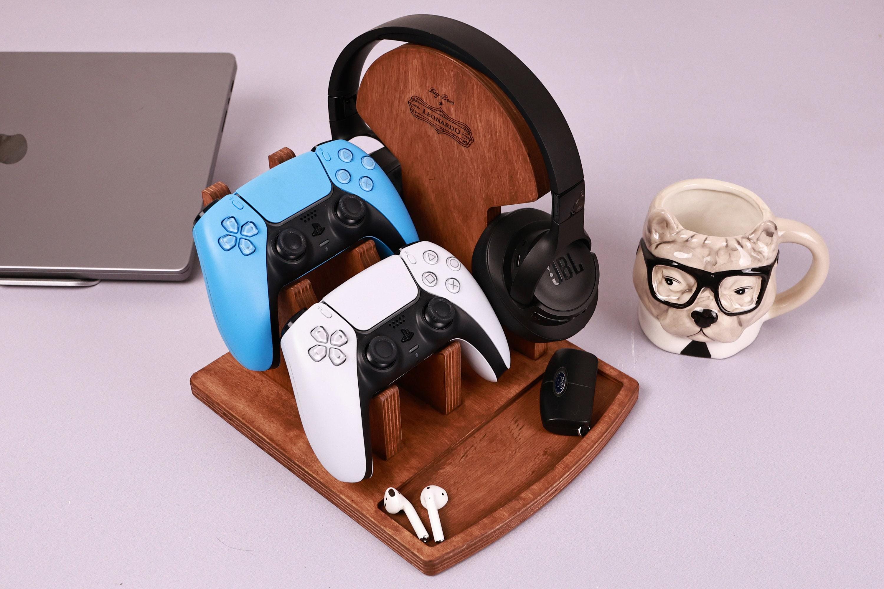 Personalized Controller Stand - Wooden Game Controller Stand - Gamer ...