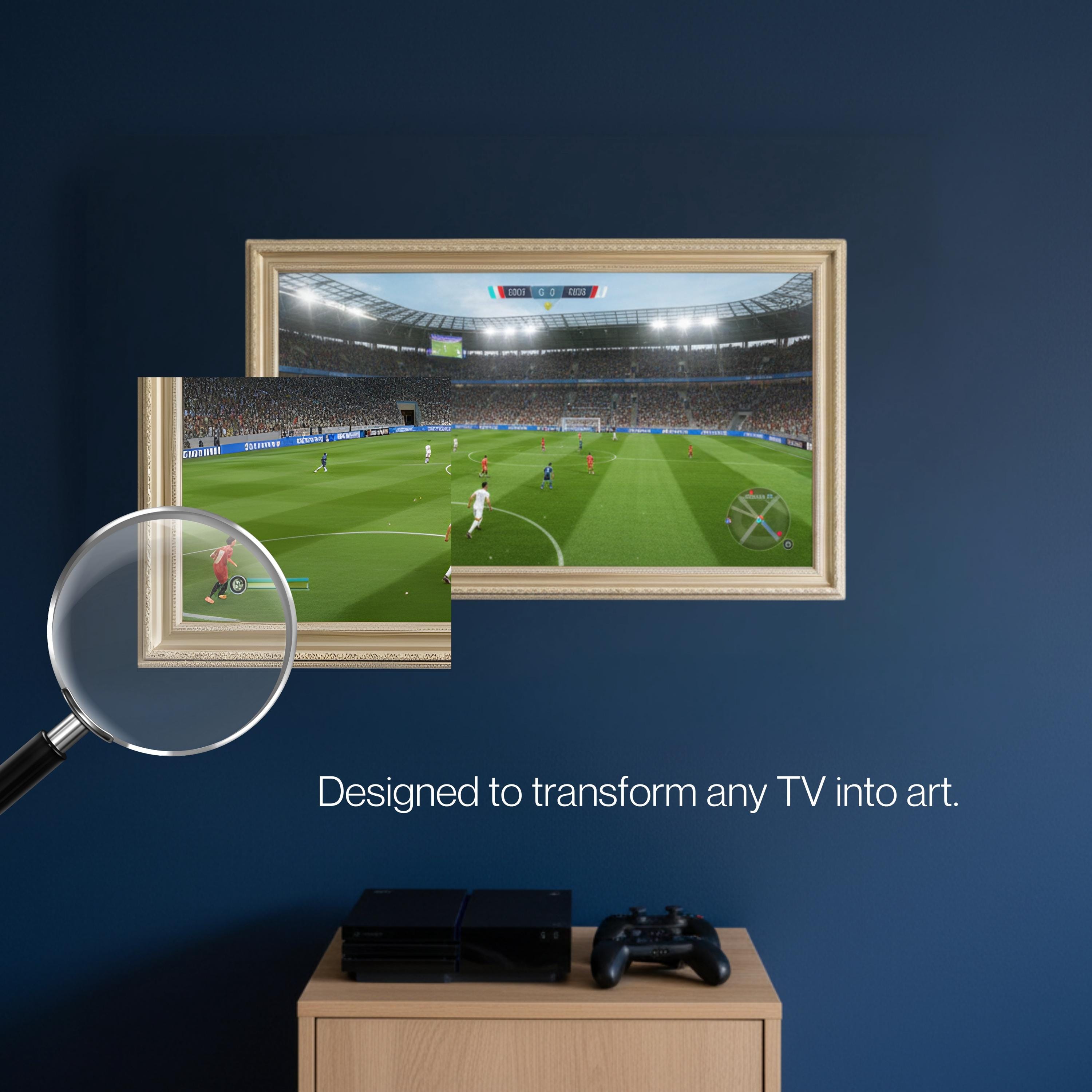 Custom TV Frame for Samsung Frame Tv – Decorative Bezel for TCL ...