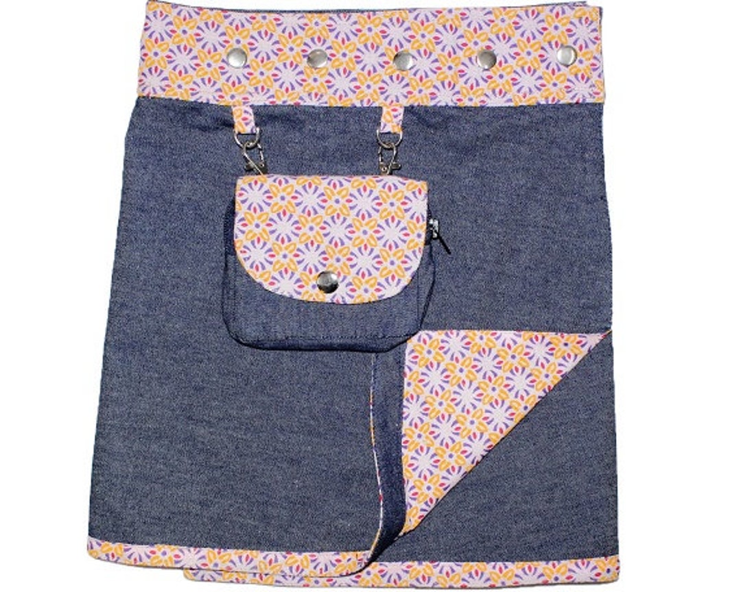 JEP Holland Girl's Denim Skirt Girls Wrap Skirt - Etsy
