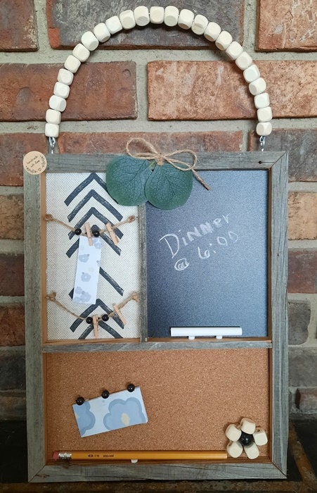 Pin Board,memo Board, Rustic Wood, Message Board, Wood, Distressed ...