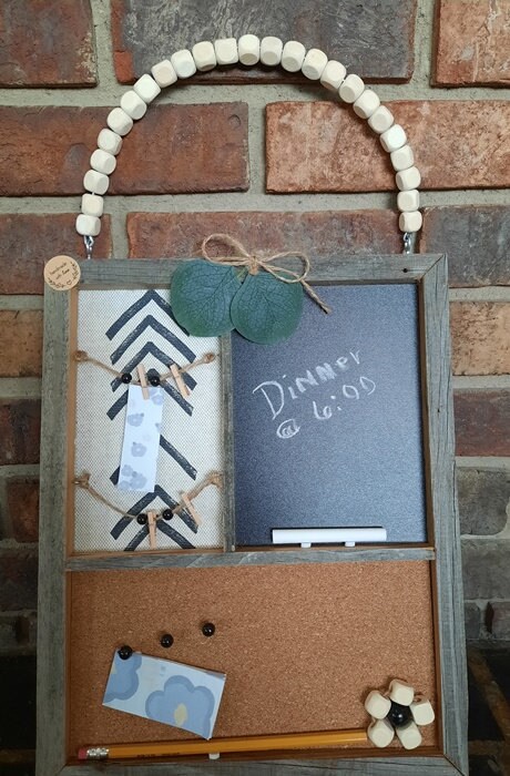 Pin Board,memo Board, Rustic Wood, Message Board, Wood, Distressed ...