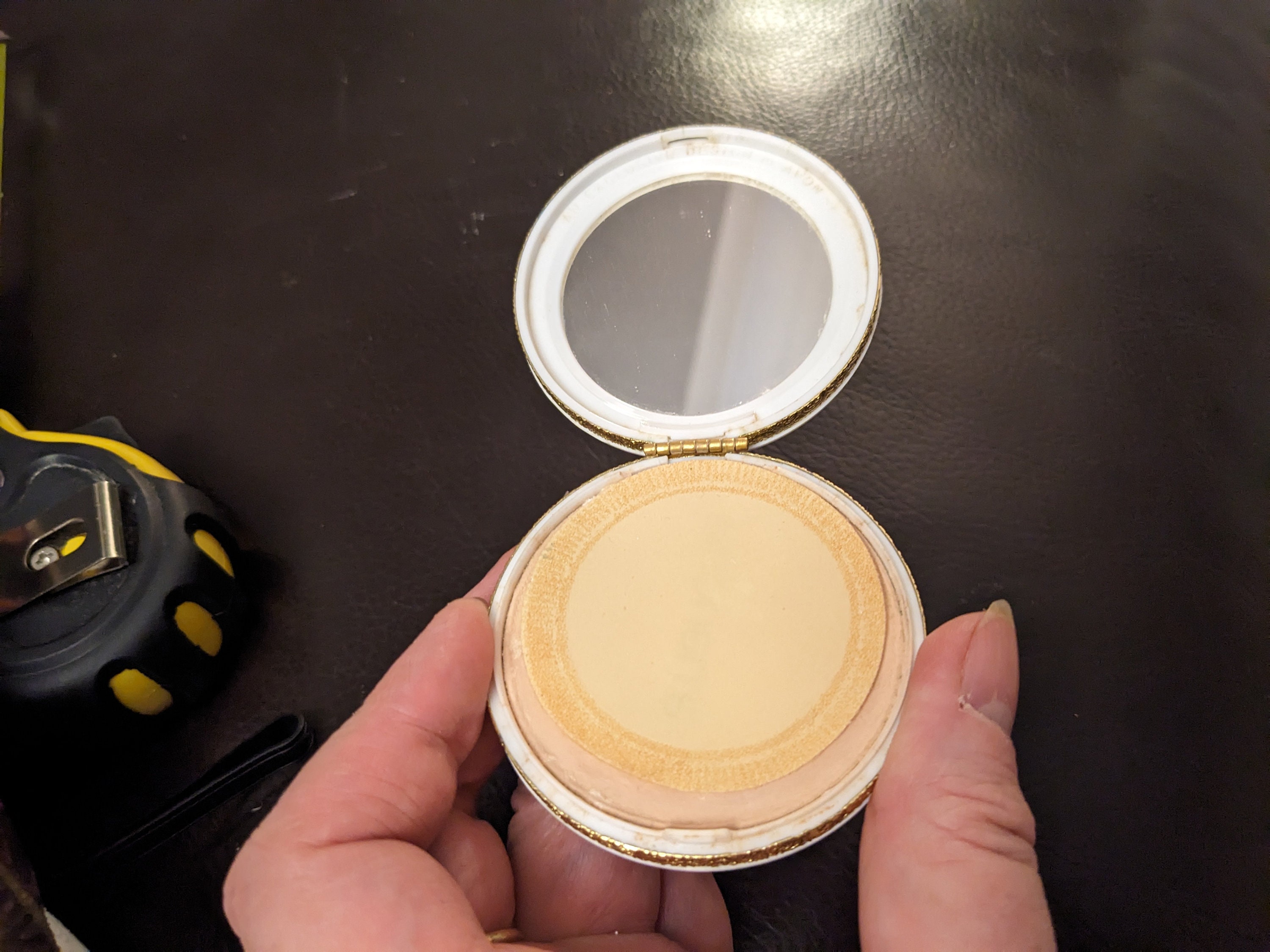 Vintage Avon Cameo Refillable Powder Compact - Etsy