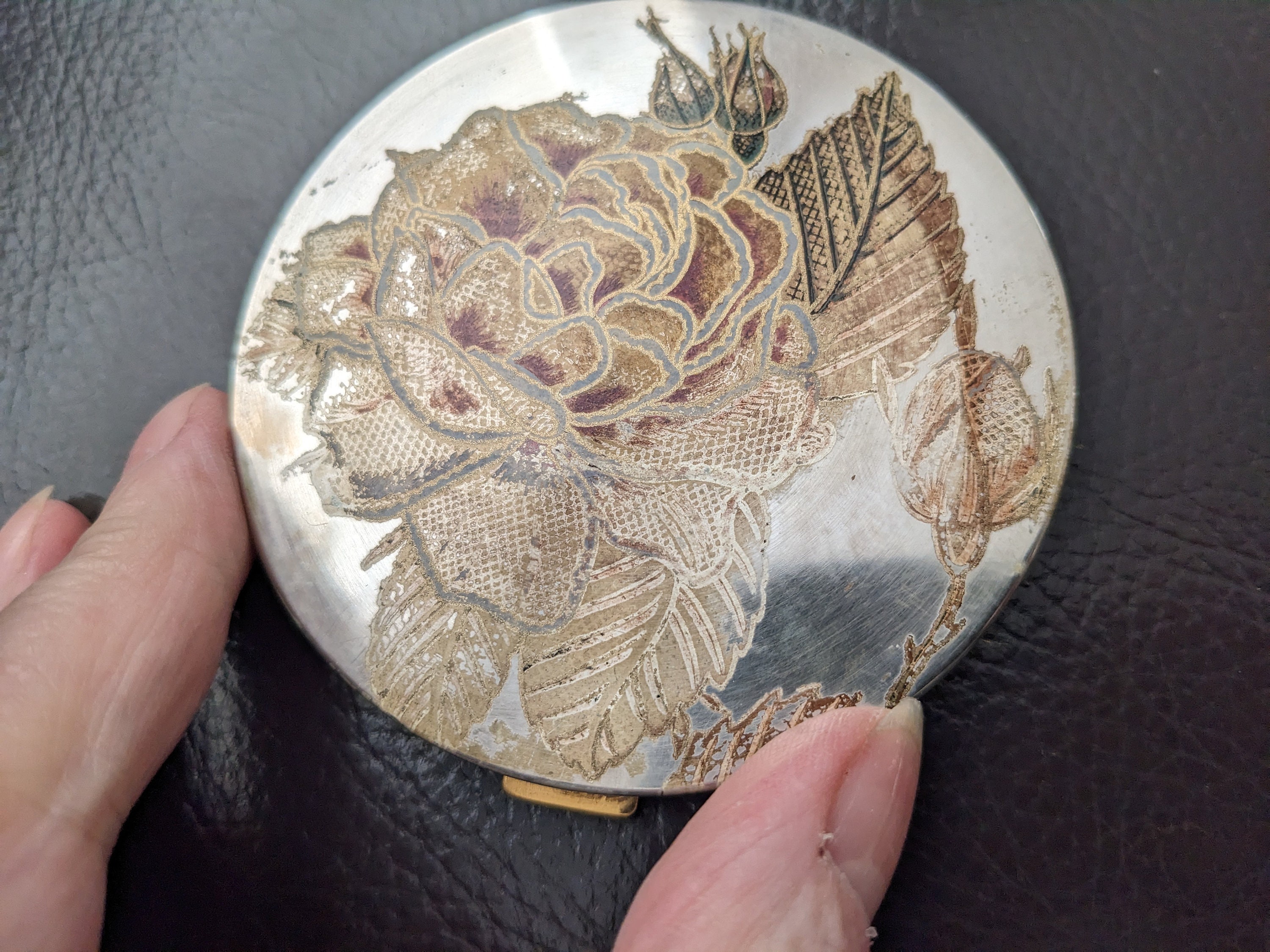 Vintage 1950's Vanity Fair Powder Compact Beauty Glamour - Etsy UK