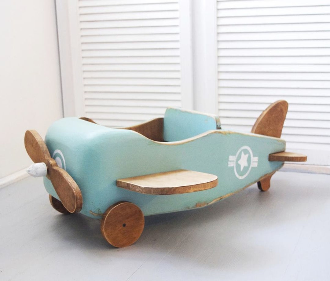 Plane Prop, Newborn Props, Flugzeug, Wooden Vintage Airplane, Photo ...