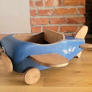 Plane Prop, Newborn Props, Flugzeug, Wooden Vintage Airplane, Photo ...