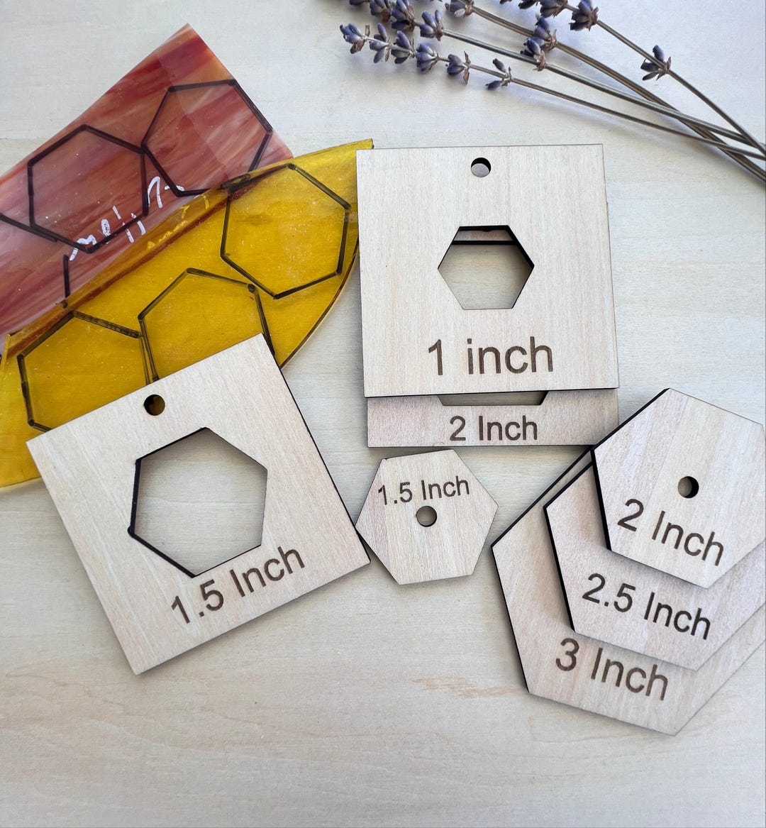 Hexagon Honeycomb Stained Glass Tracing Jig, Effortless Precision for ...