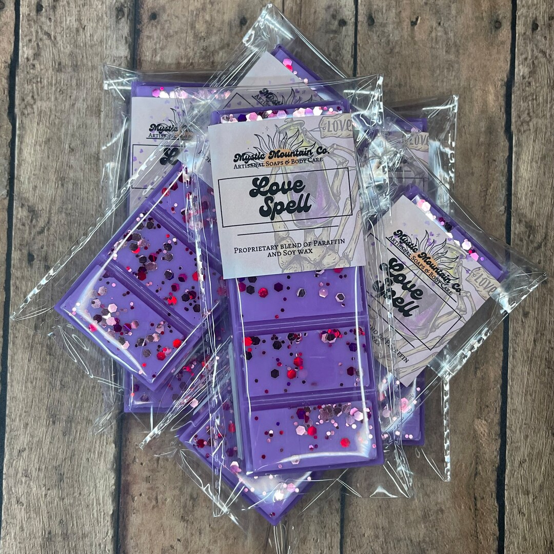 Love Spell Wax Melt Snap Bars, Valentines Wax Melts Gifts for Her - Etsy