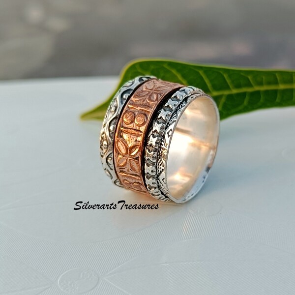 Silver Copper Ring - Etsy