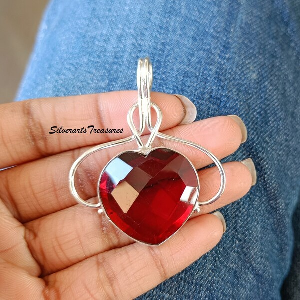 Garnet Heart - Etsy